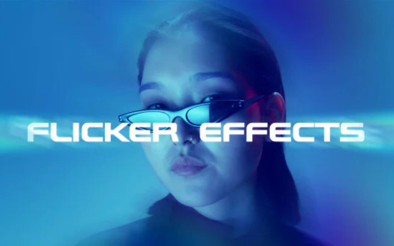 达芬奇预设:12种炫酷时尚快速闪烁故障闪白模糊重影效果 Flicker ...