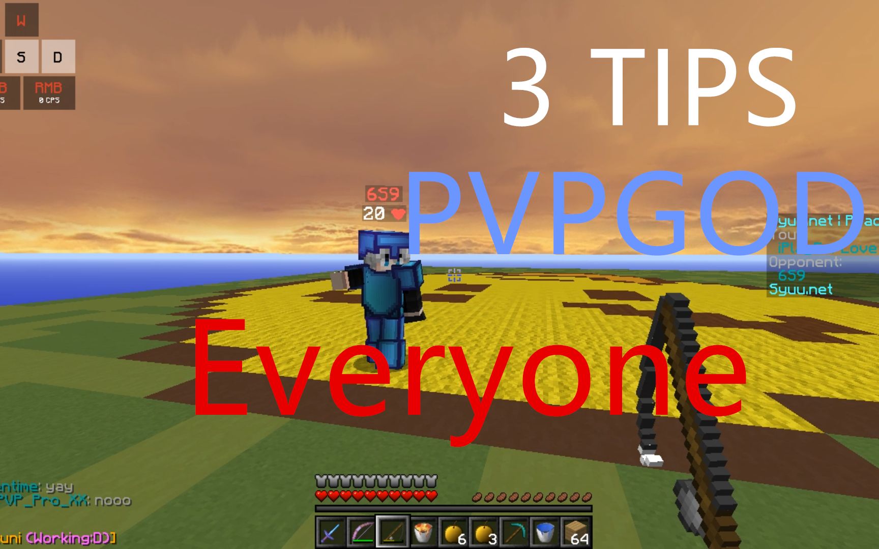 三个技巧让你变成我的世界PVP大神—PVP科普系列