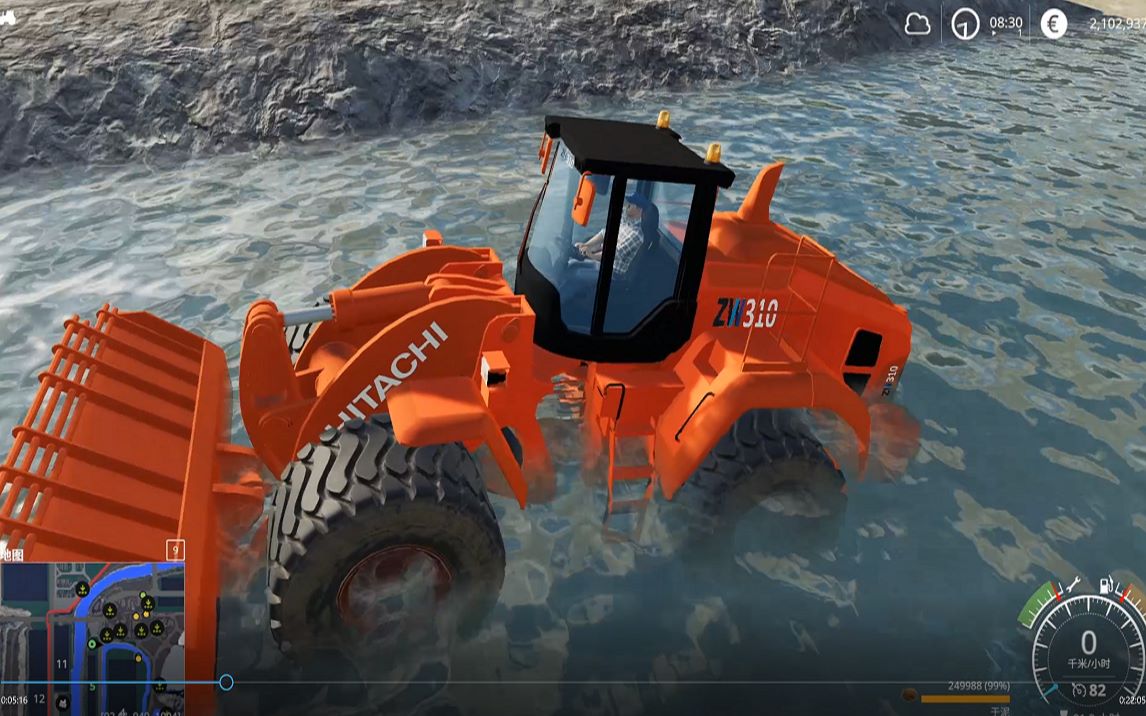 【模拟农场19】7-新版工厂地图-河道清淤做化肥