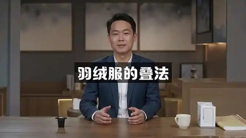 羽绒服的叠法