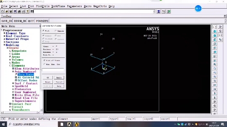 Ansys18.0空间桁架模型搭建与施加载荷