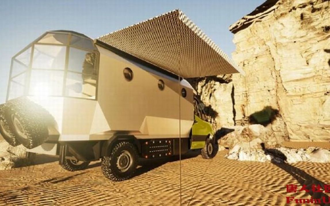 有风景的房车?这个新的露营概念车比您的公寓有更大的窗户