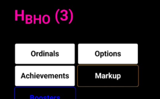 序数增量:第一次达到BHO