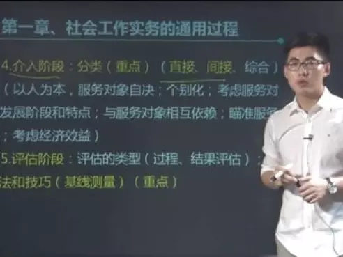 初级实务快班02第一章 社会工作实务的通用过程