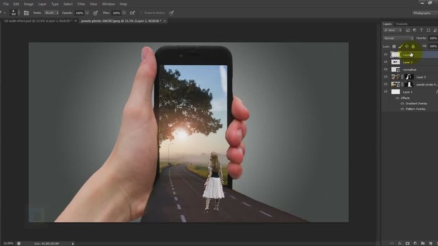 Photoshop教程-如何创建3D移动效果