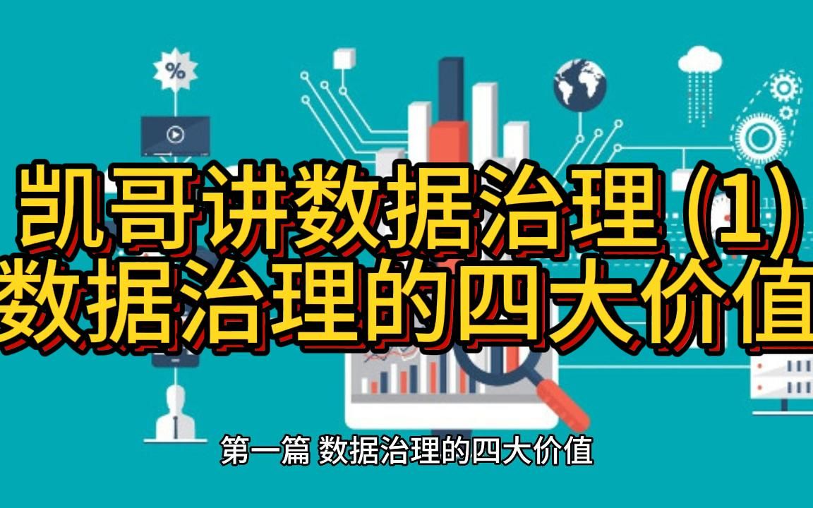 凯哥讲数据治理#1 数据治理的四大价值