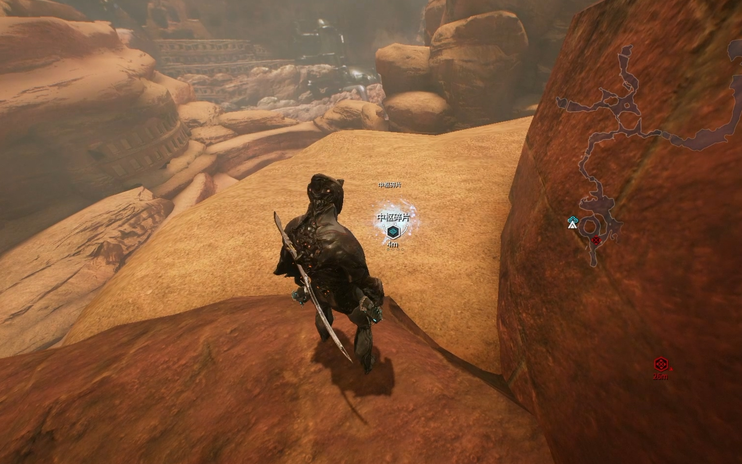 warframe 萌新怎么找火星中枢碎片