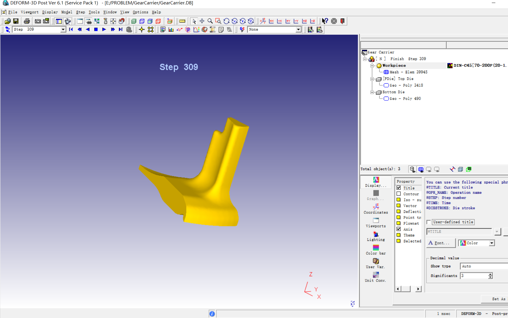deform3d第7章齿轮托架模拟