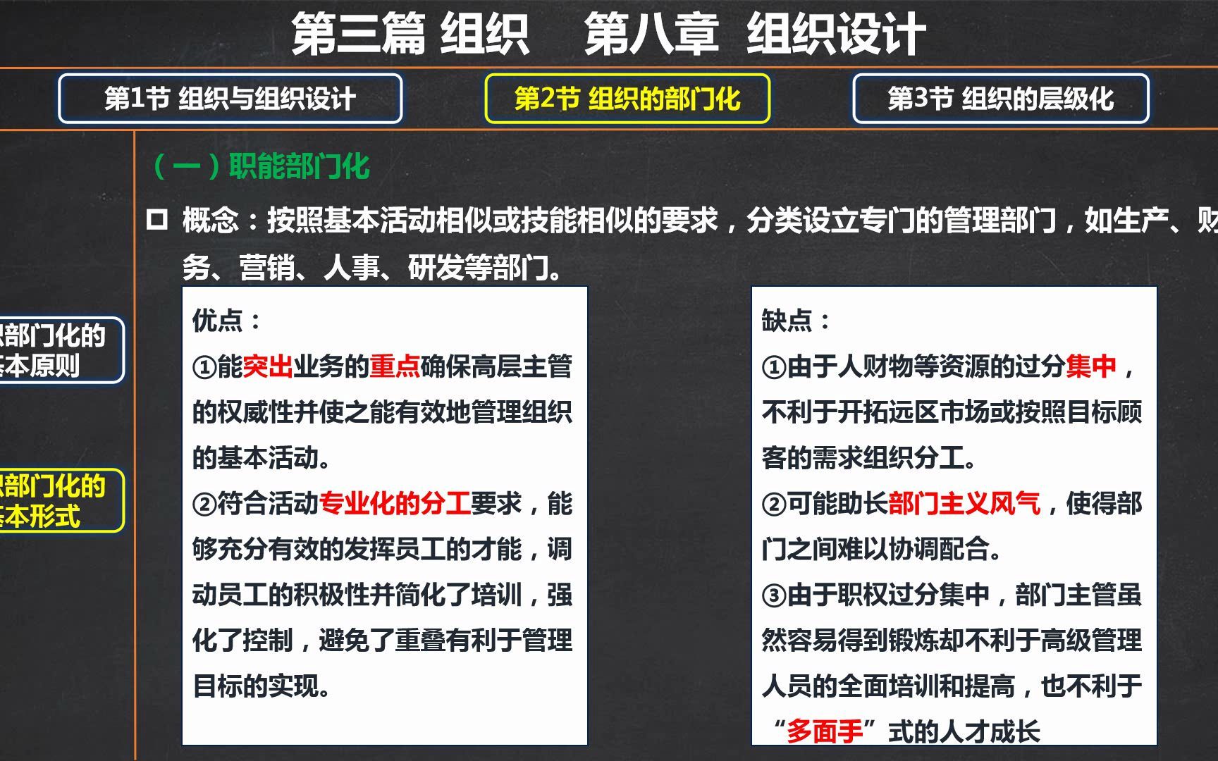 114-第8章-第2节-组织的部门化-职能部门化