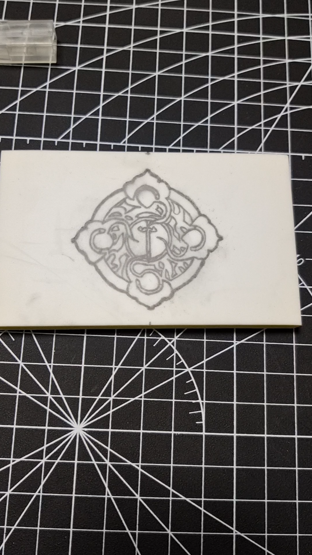 俺的疯批日常——仙四琼华徽橡皮章(第二次刻图案就选了个这个…...