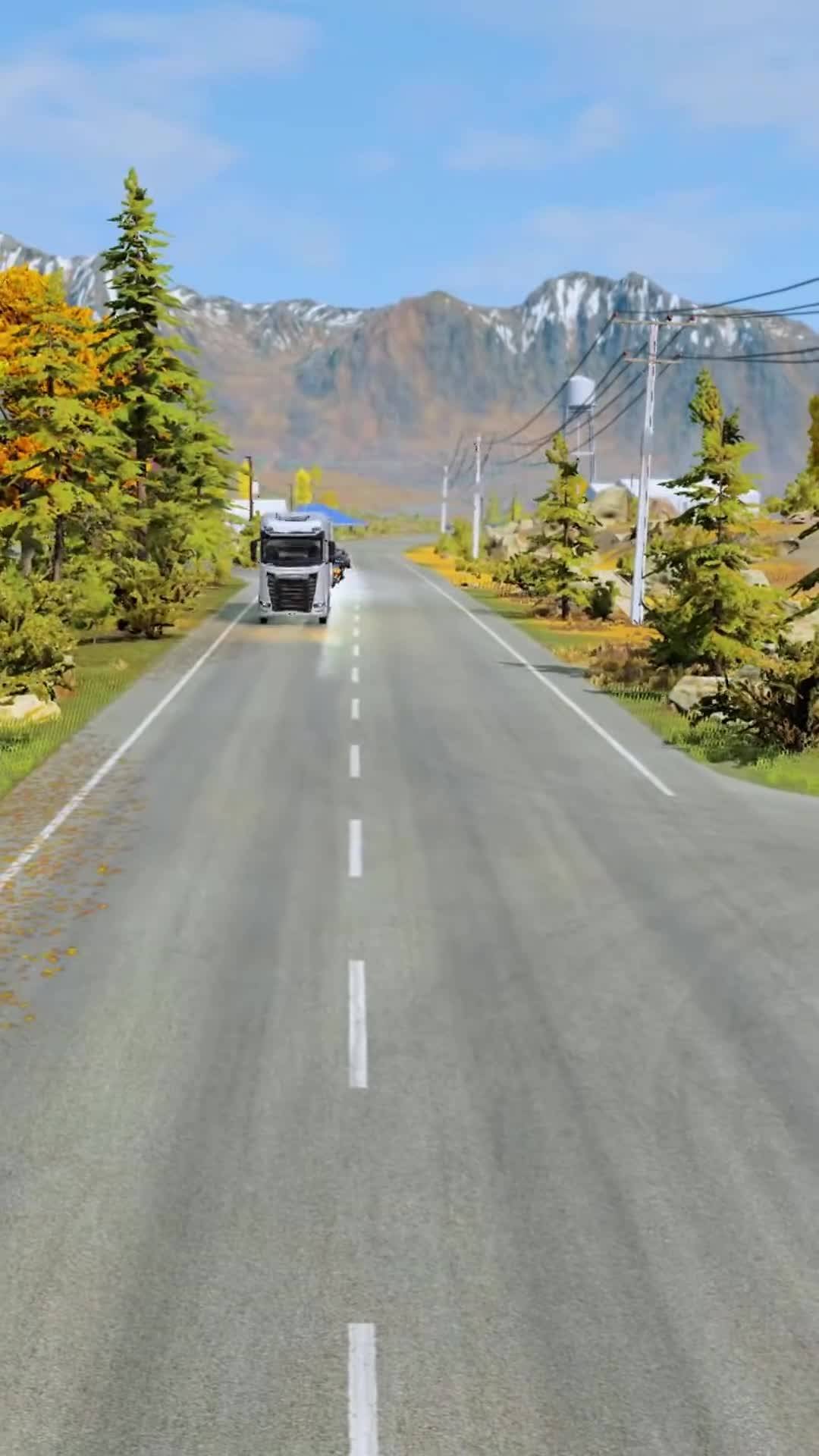 真实的公路车祸 #车祸模拟器 #交通事故现场