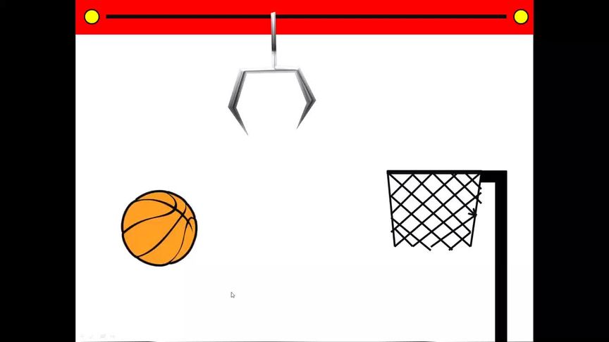 10岁小学生做的小动画-投篮