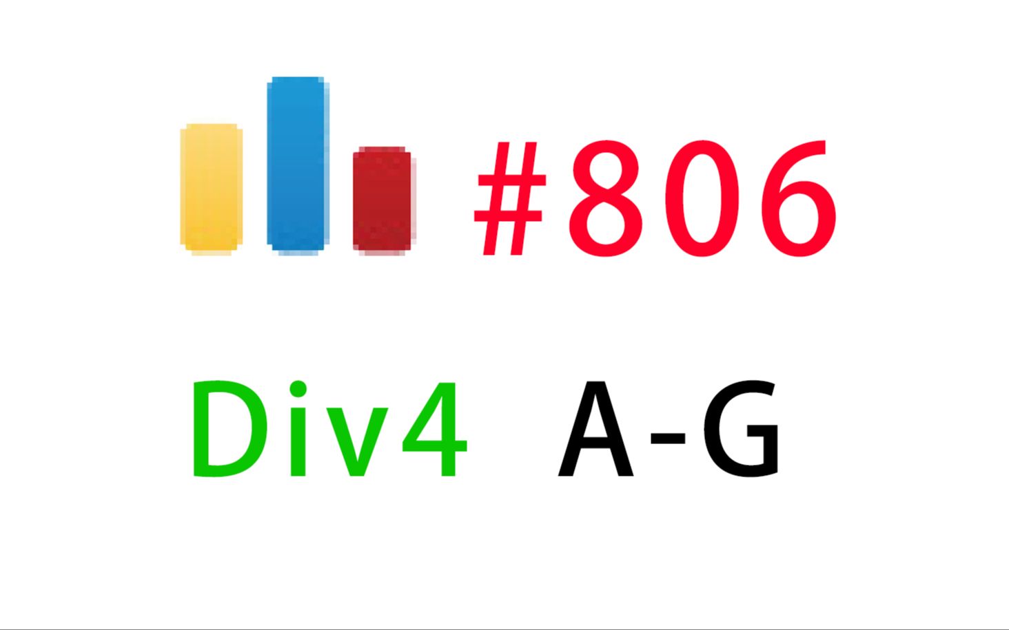 Codeforces Round #806 (Div. 4) 52分钟慢通