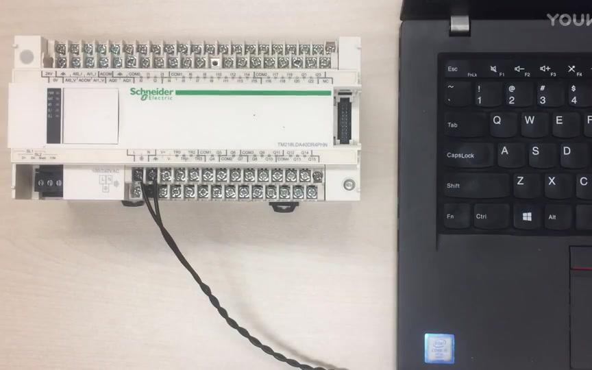 施耐德M218程序传输