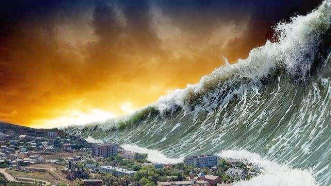 地球上最可怕的“魔鬼海啸”,巨浪高达524米,场面触目惊心!