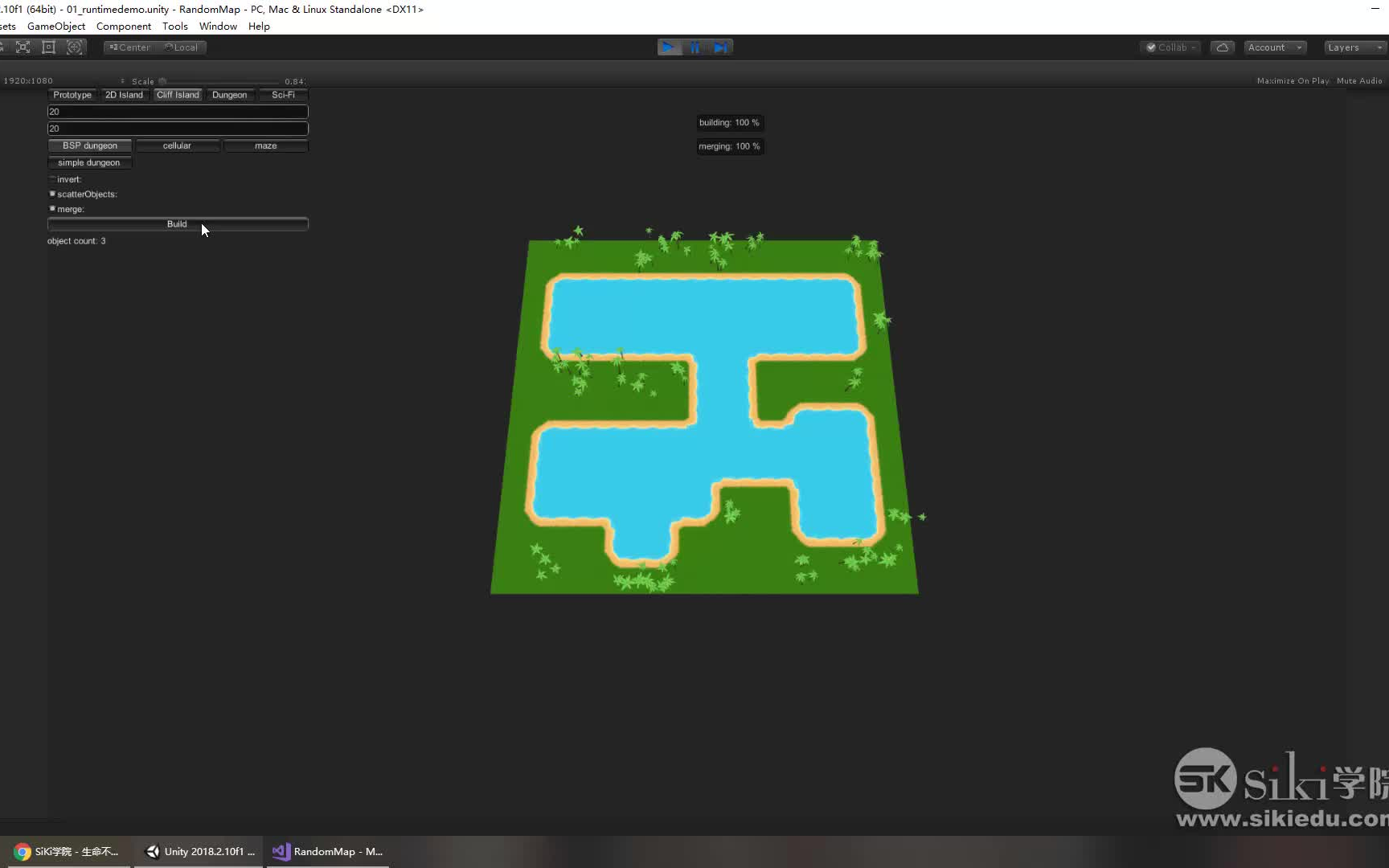 Unity随机地图生成插件讲解(Unity2018.2)