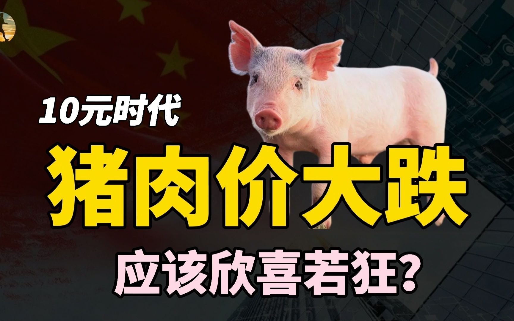 猪肉价格持续下跌,“猪周期”经济规律,10元也难保市场地位?