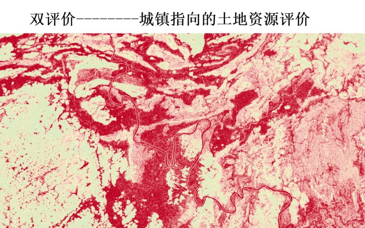 双评价学习记录——土地资源评价城镇指向