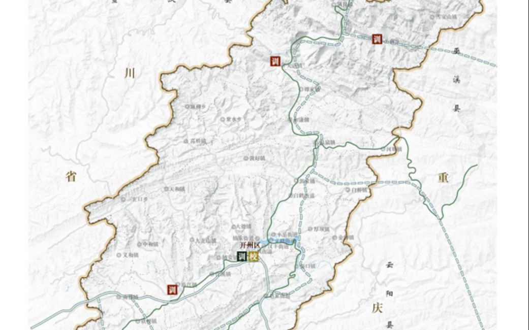 山体阴影区位图制作技法解析