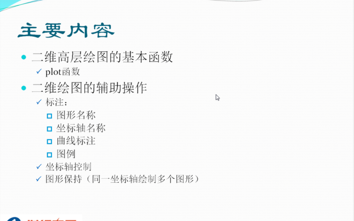 MATLAB基础视频教程系列-07 MATLAB绘图功能(1) 二维高层绘图操作