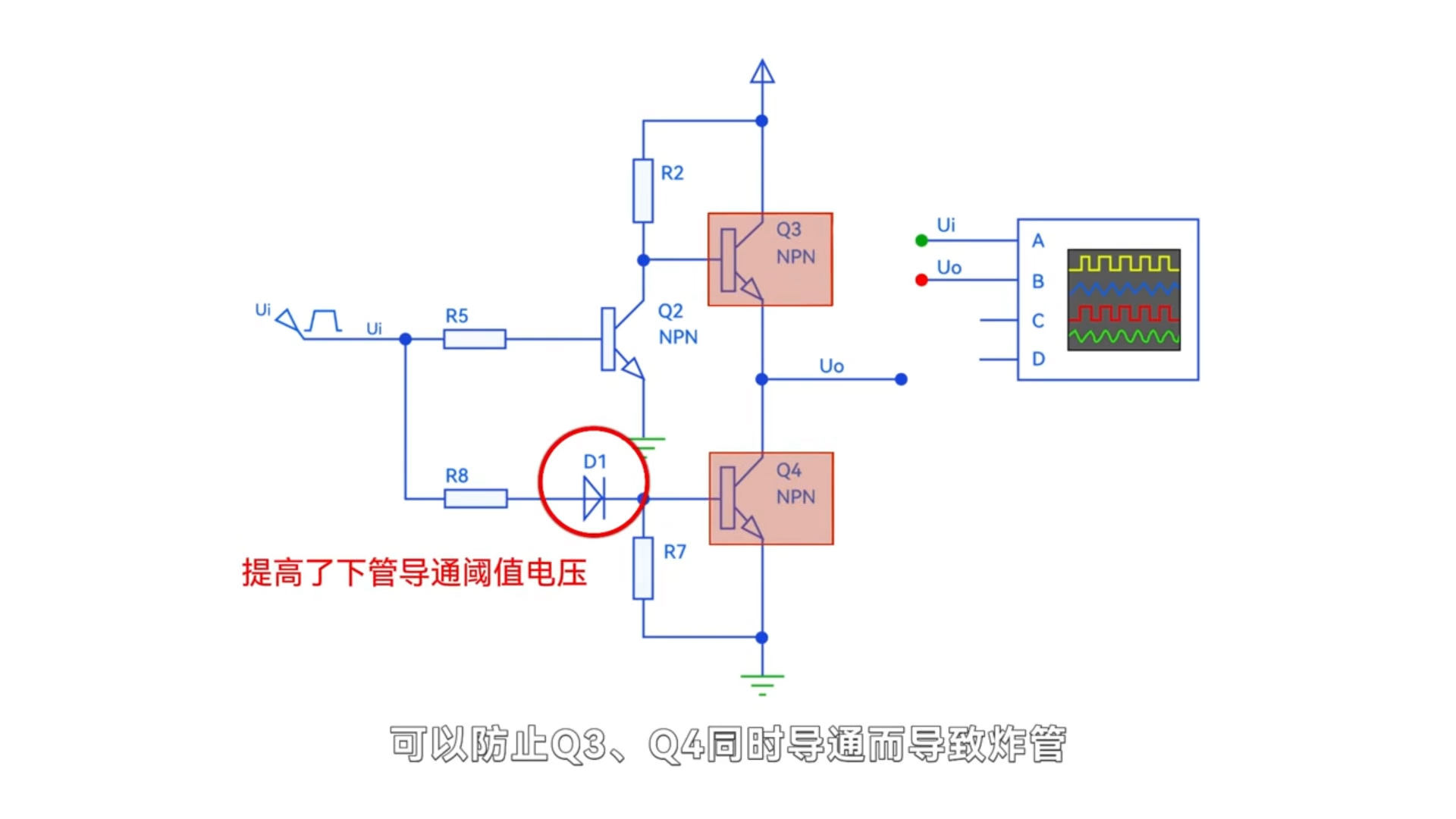 图腾柱电路和互补推挽电路长的很像,但是它们有什么区别