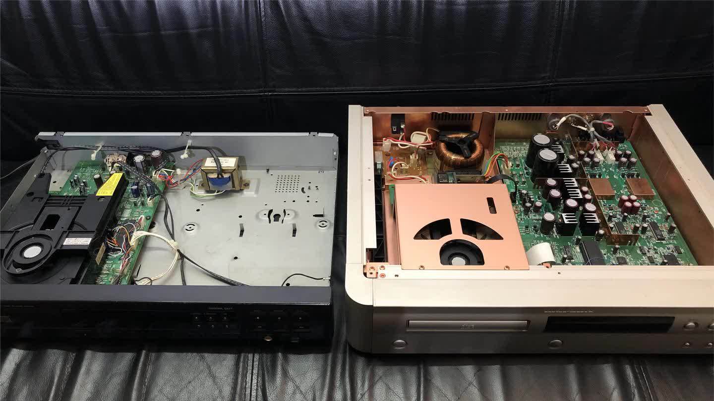5百元CD机5千元CD机,里面做工用料差别多大