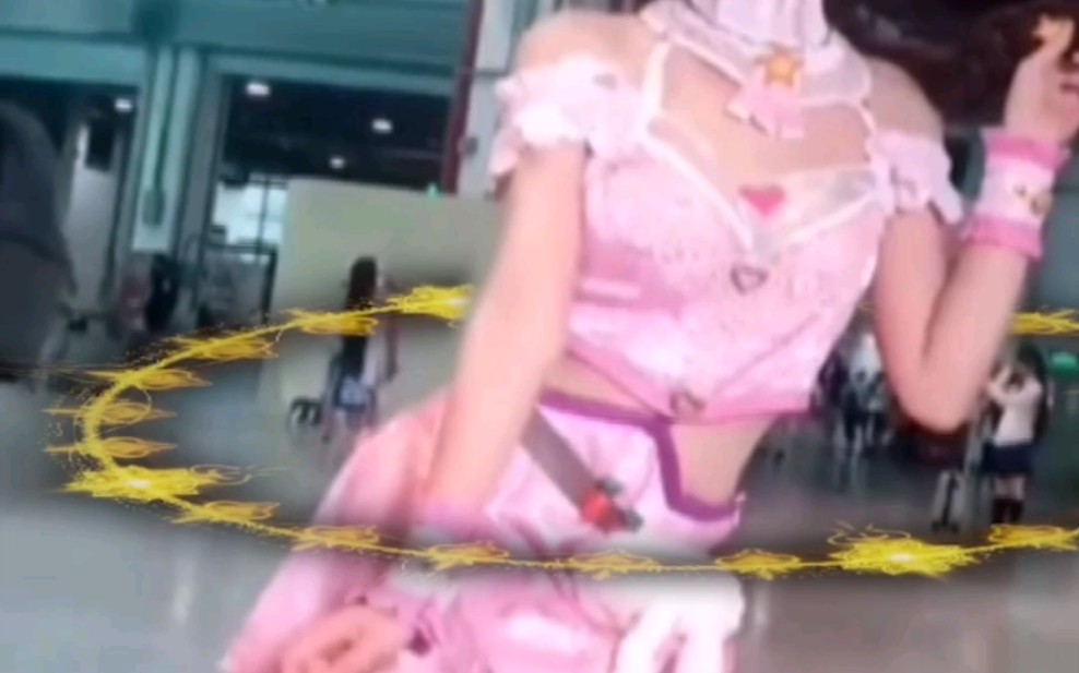斗罗大陆真人cos小舞 黄色魂环