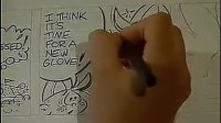 O2109怎样画卡通连环画 课堂卡通画技法
