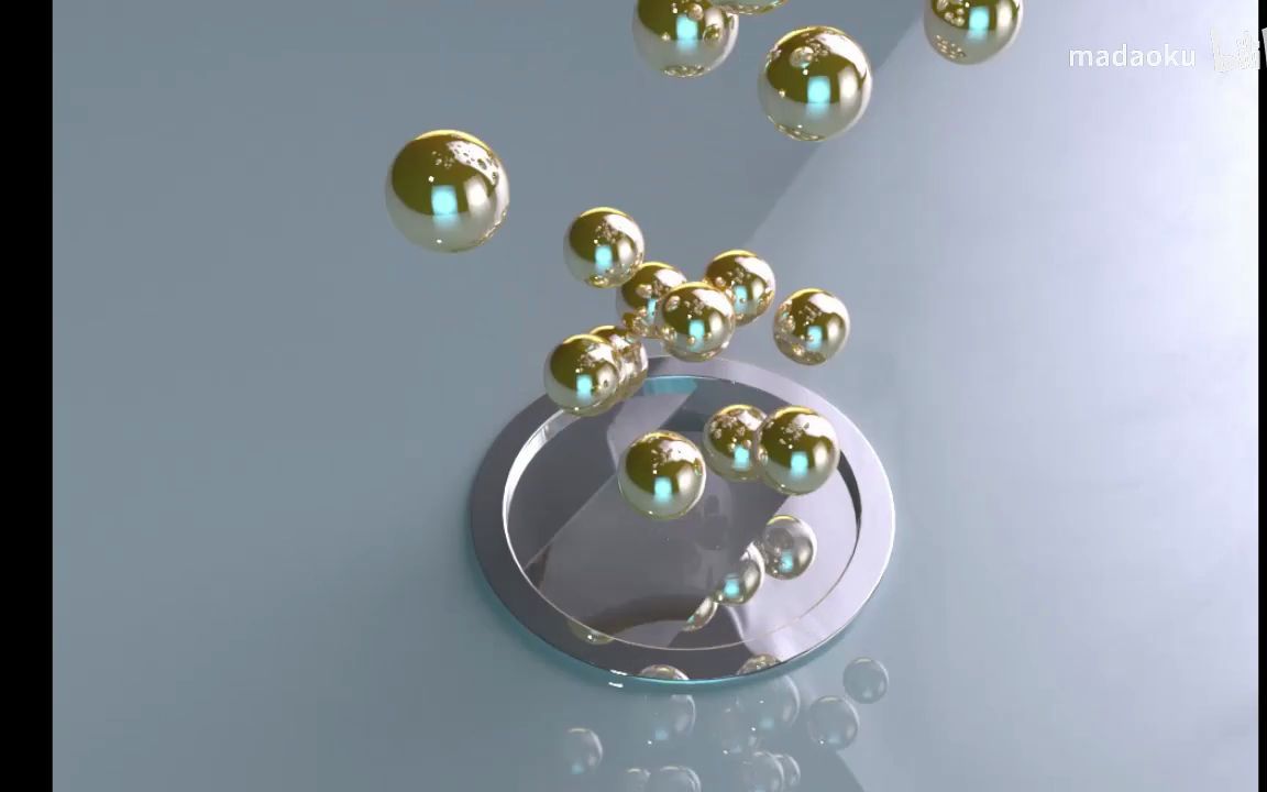 c4d小动画,立方体渐变圆上浮,一起来学习一下吧