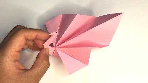 小学生手工视频,简单又漂亮的孔雀,一年级的小朋友都.