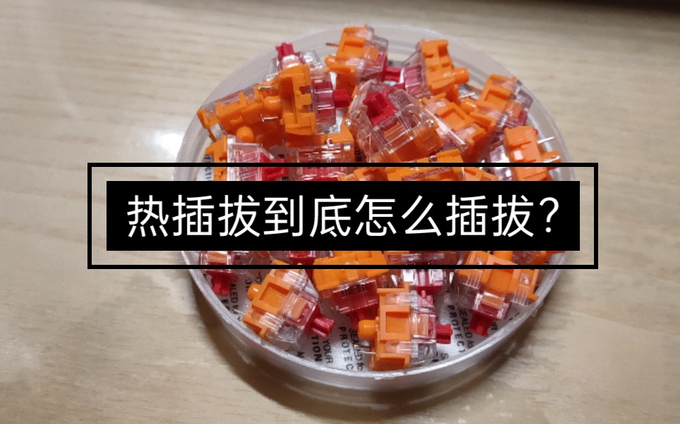 键盘小知识——热插拔怎么插怎么拔