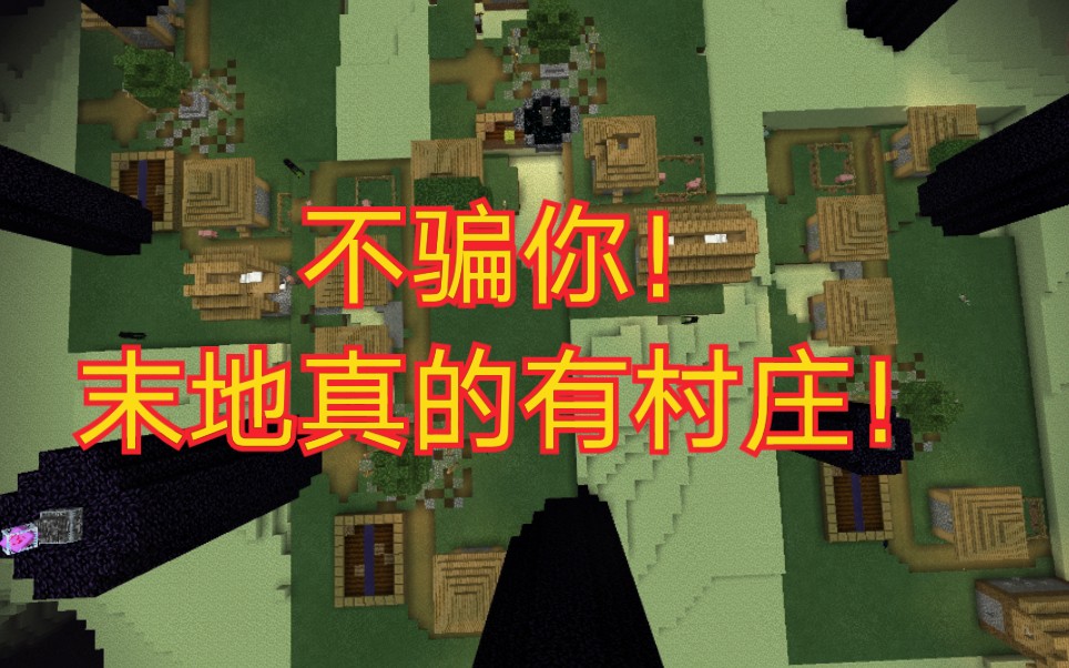 【我的世界】把村庄放到末地会怎样,能触发袭击吗?