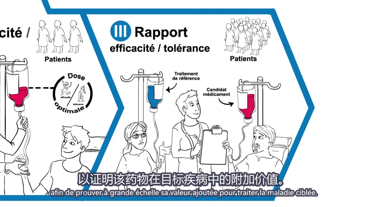 【中法双字】图解药物研发步骤Les étapes de développement d'...