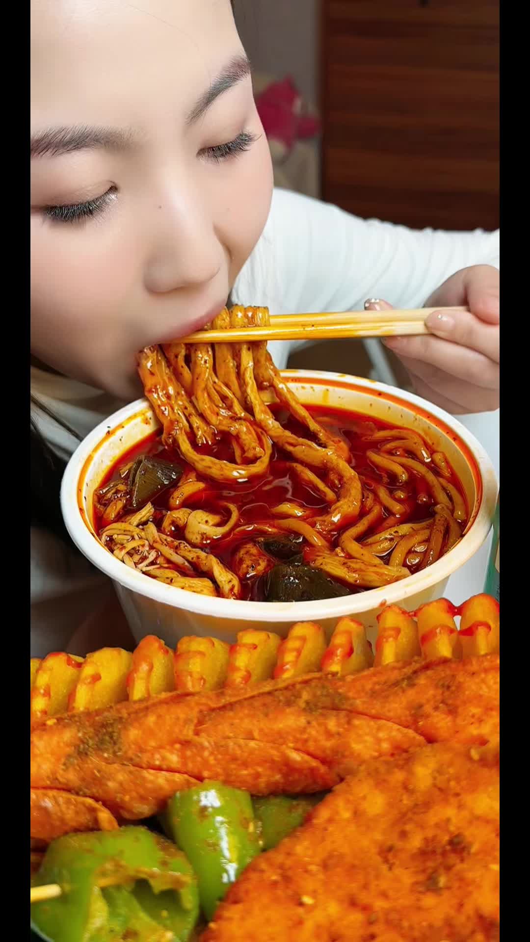 刘文祥麻辣烫➕炸串ߘ� #好好吃饭大赛 #万物皆可种草搜 #刘文祥...