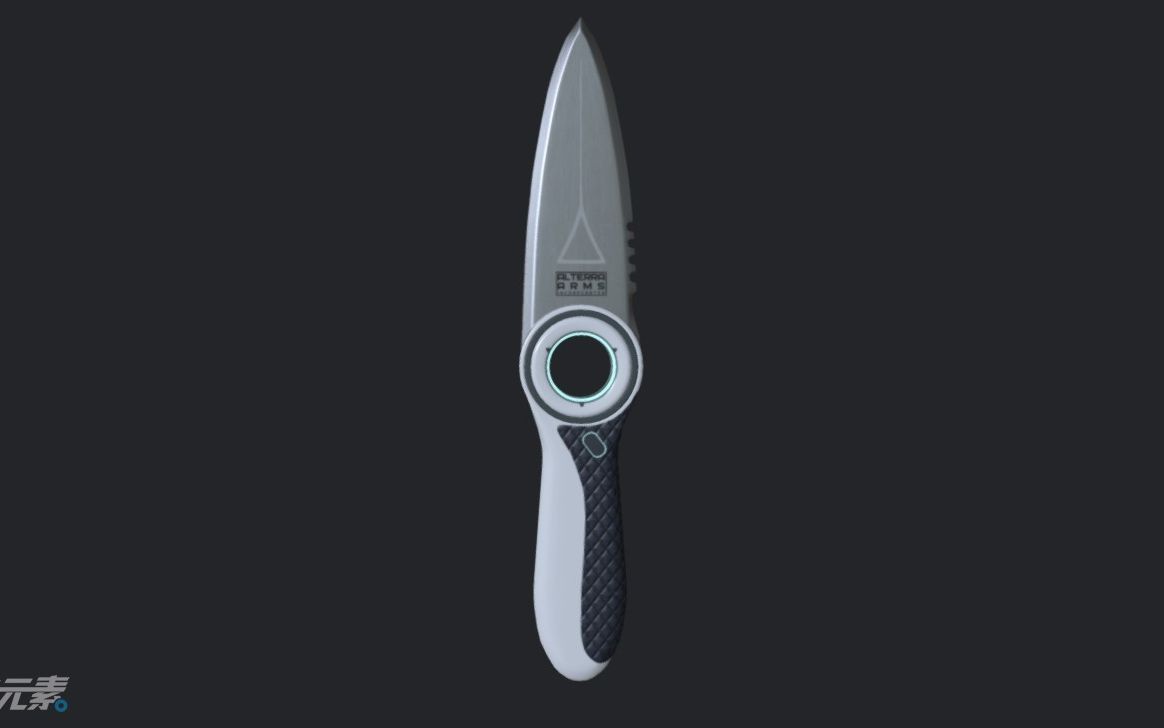 3Dmax次世代武器模型制作-匕首建模全流程