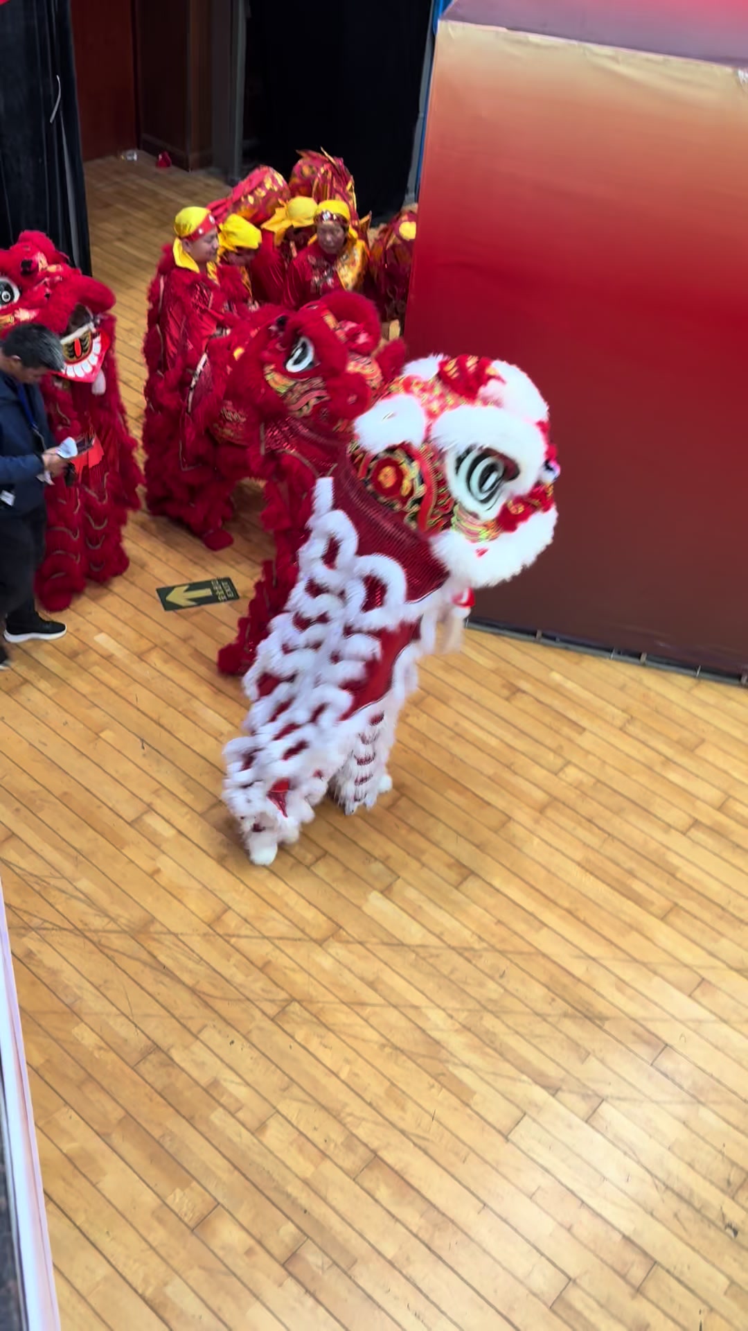 诸暨vs经开 浙BA文化!舞狮表演!诸暨主场#篮球ߏ�#浙BA@DOU+上...