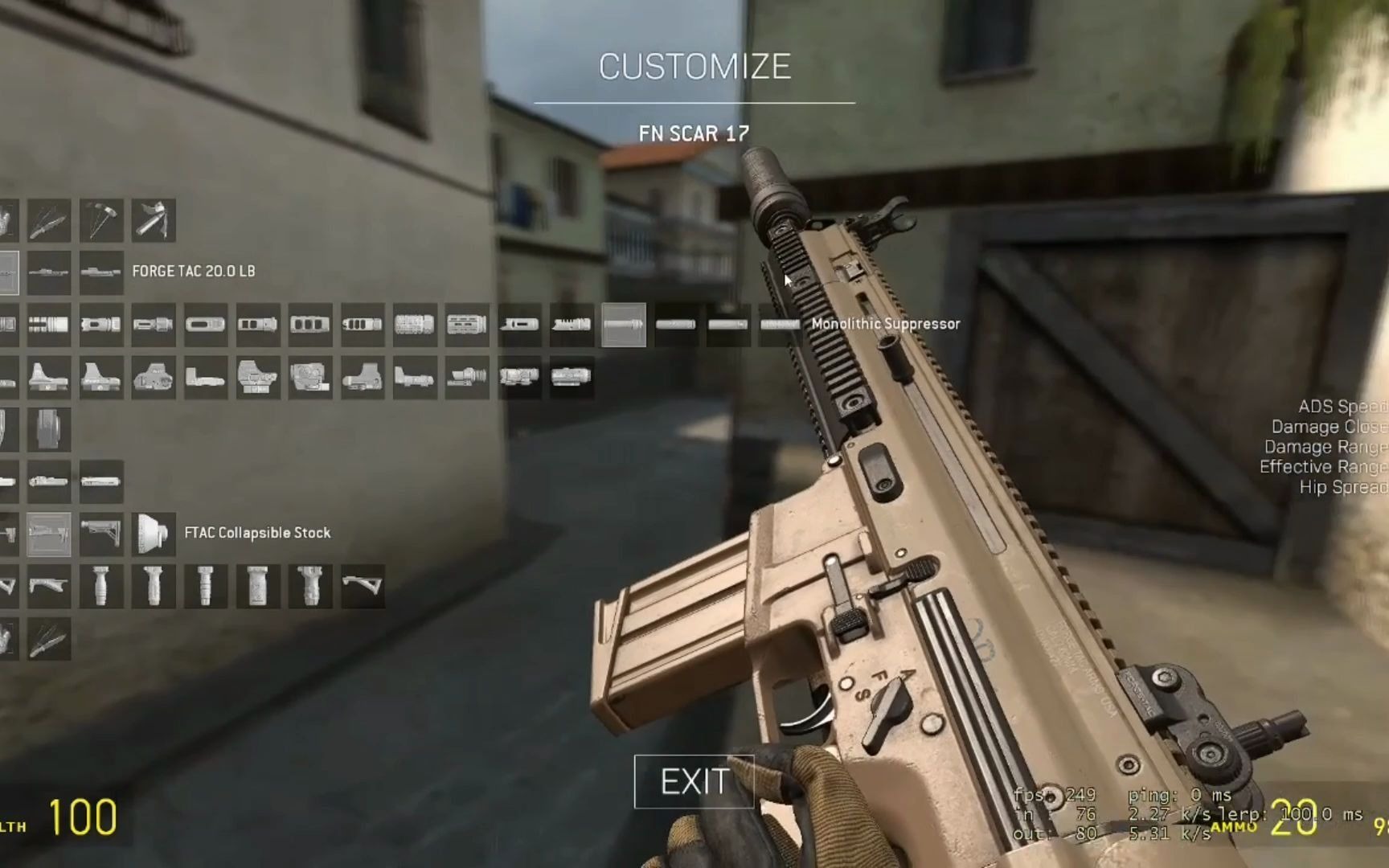 GMOD使命召唤16武器模组-SCAR测试