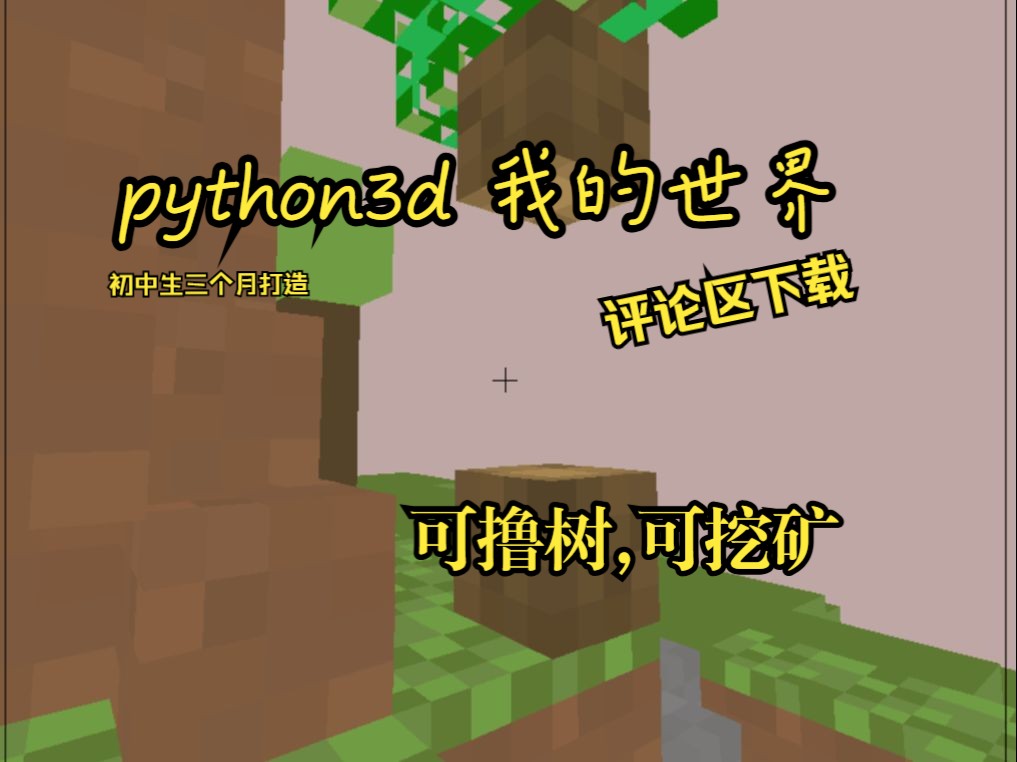 python3d,距离Minecraft近在咫尺。