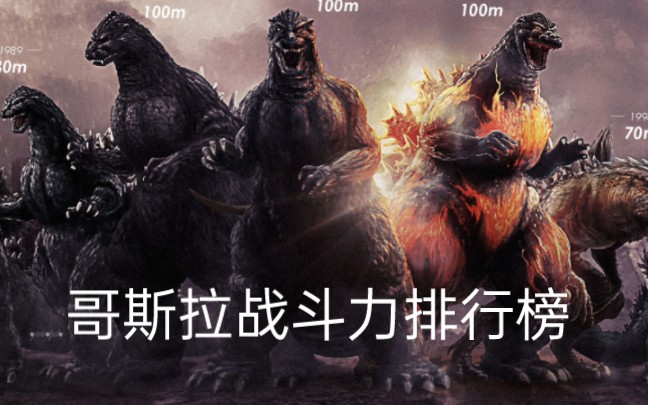 哥斯拉战斗力排行榜(不喜勿喷)
