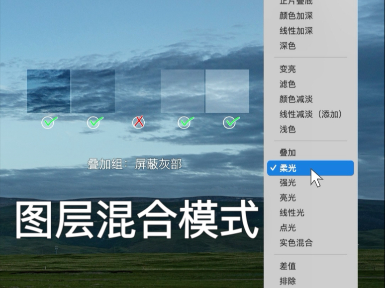 Ps图层混合模式原理