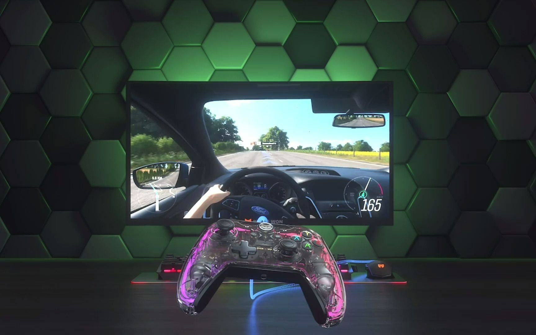 【国产手柄新光】墨将/BIGBIG WON 彩虹C1电竞级有线体感游戏手柄 ...