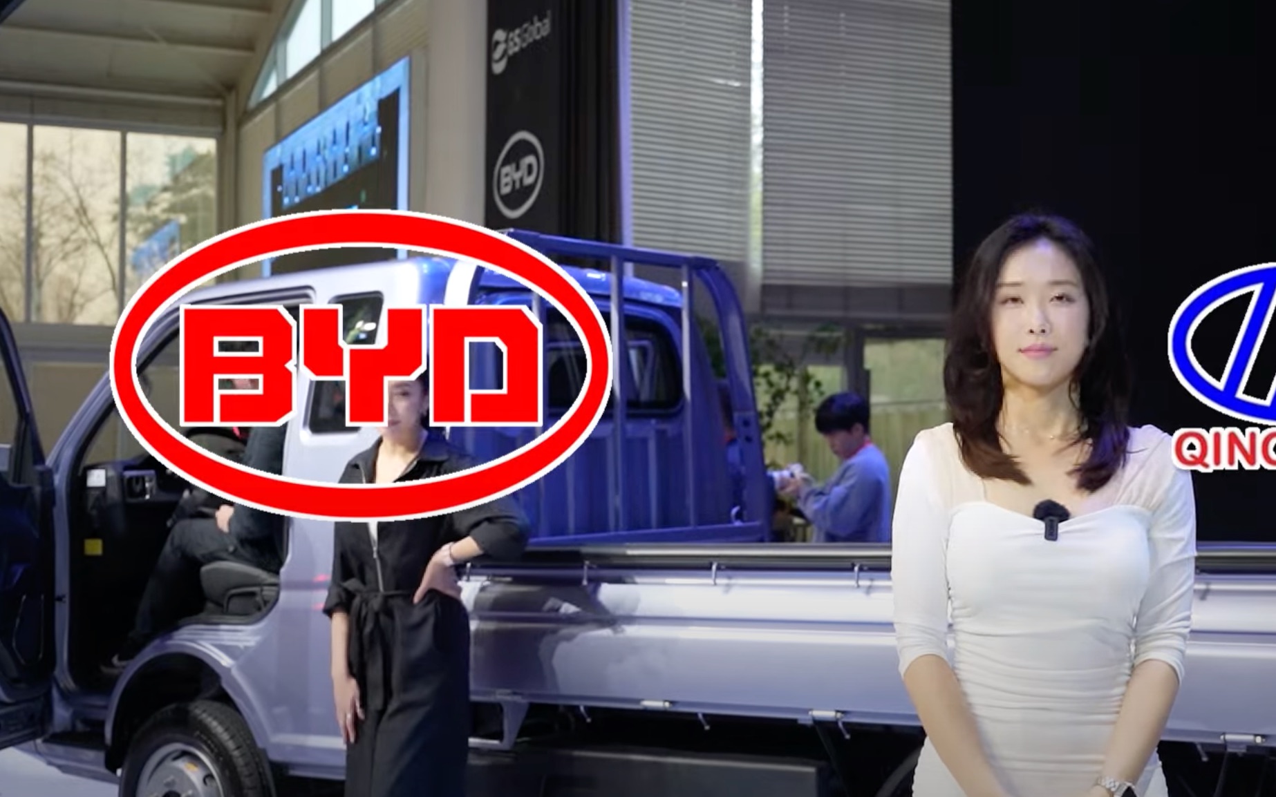 比亚迪T4K电动轻卡߇�߇�韩国上市【机翻字幕】