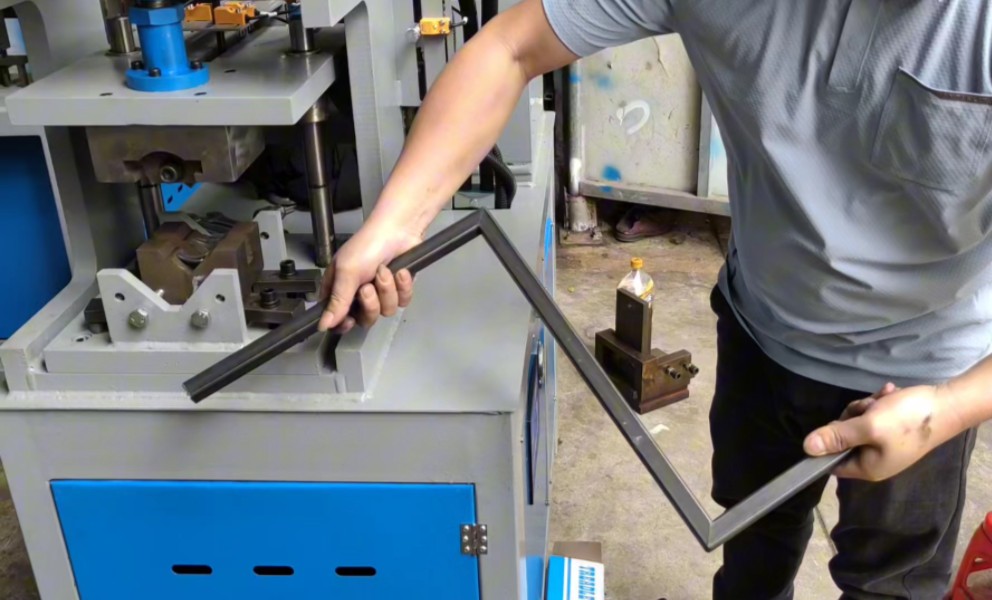 方管45度角切割好办法!这也太牛啦吧!老铁们怎么看呢