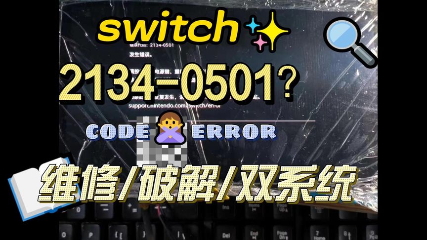 switch报错2134-0501报错维修修复+破解双系统