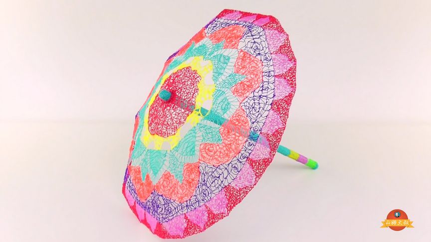 【3D打印】就在我们的生活中的小制作,一把彩虹伞的诞生历程