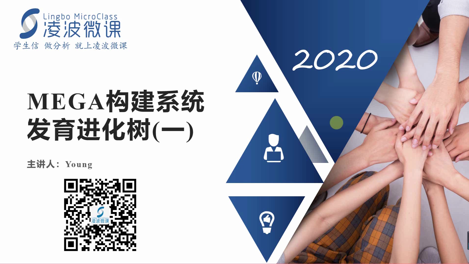 学生信,做分析,就上凌波微课!MEGA构建进化树第一期