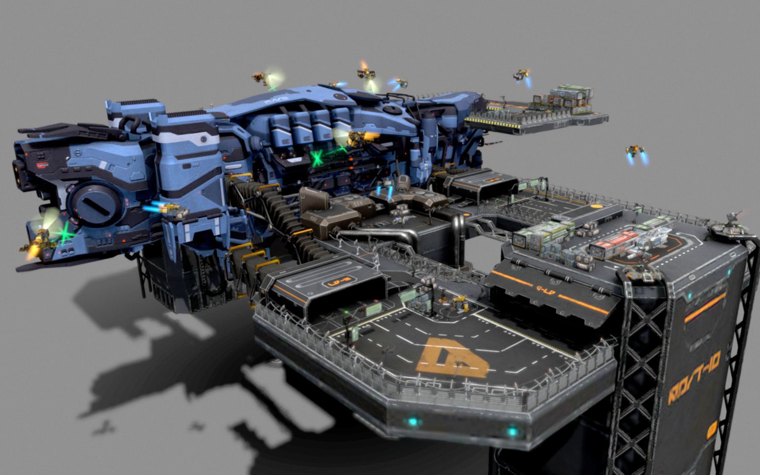 MAYA科幻场景模型制作,maya场景案例建模教学,maya基础操作教学。