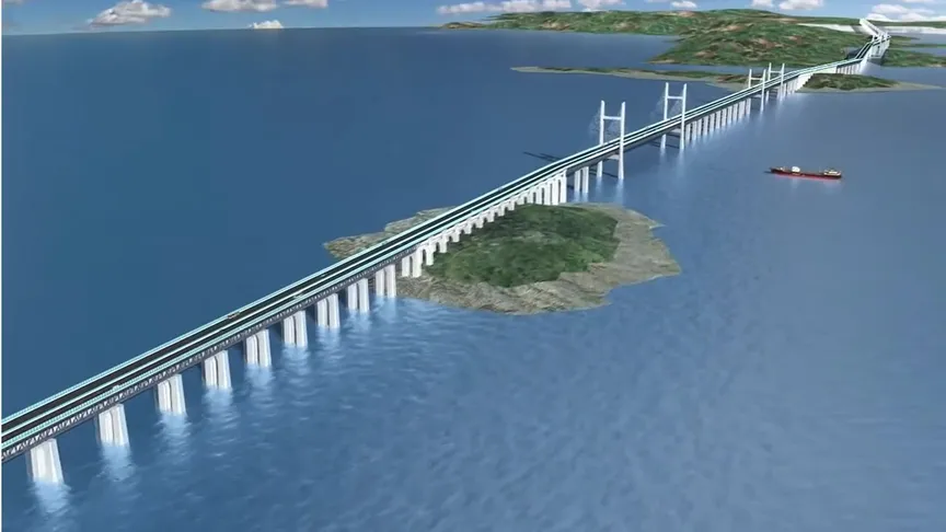 平潭海峡公铁两用大桥施工简介