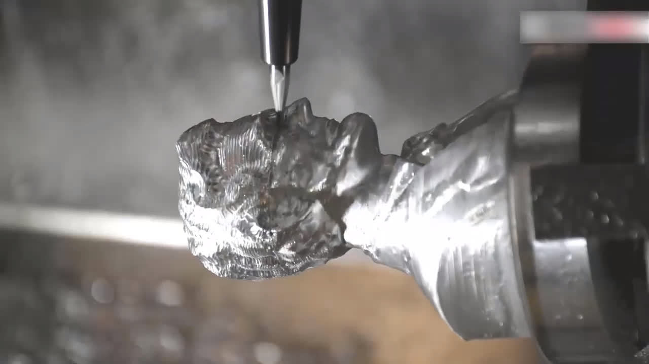 使用Mastercam软件加工一个"林肯"头像