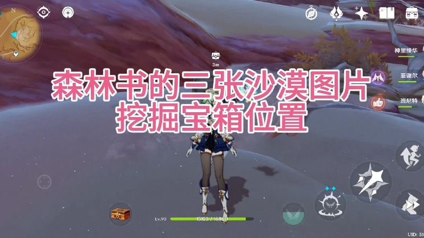 原神须弥沙漠,森林书第11-13的图片沙漠挖掘宝箱位置